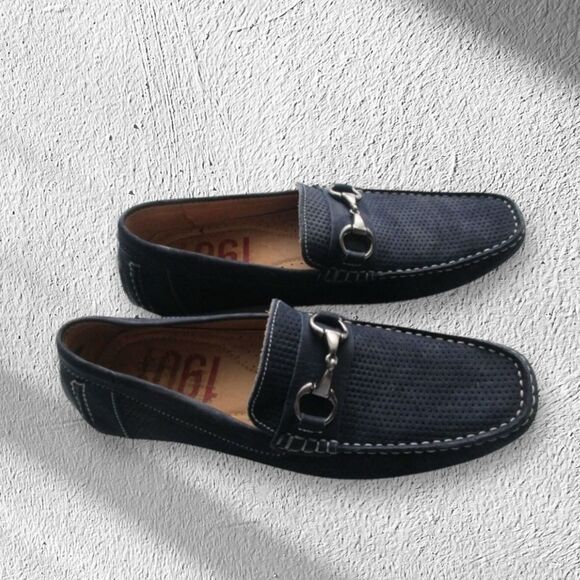 1901 | Shoes | 91 Loafersnaples Nubuck Suede Horse Bit Driving Shoes ...